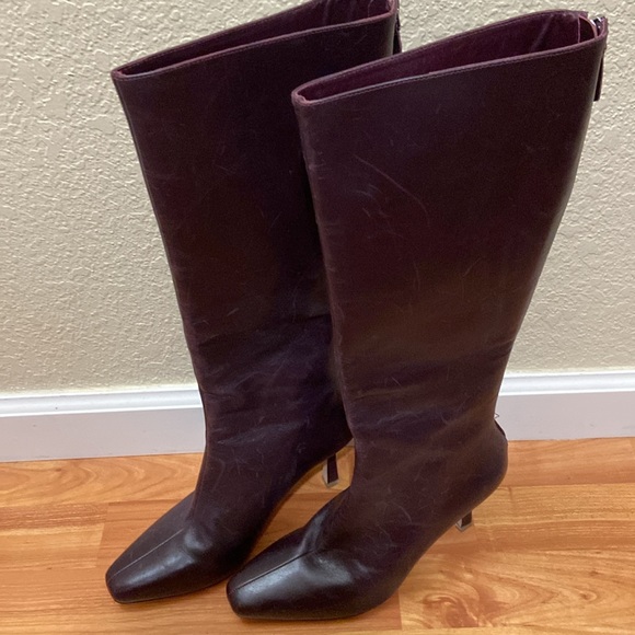 Black Suede Studio | Shoes | Black Suede Studio Tall Pointy Boots In ...